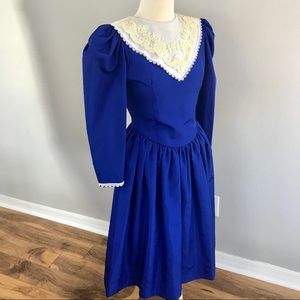 Dresses | Vintage Blue Dress Costume Renaissance Medieval | Poshmark